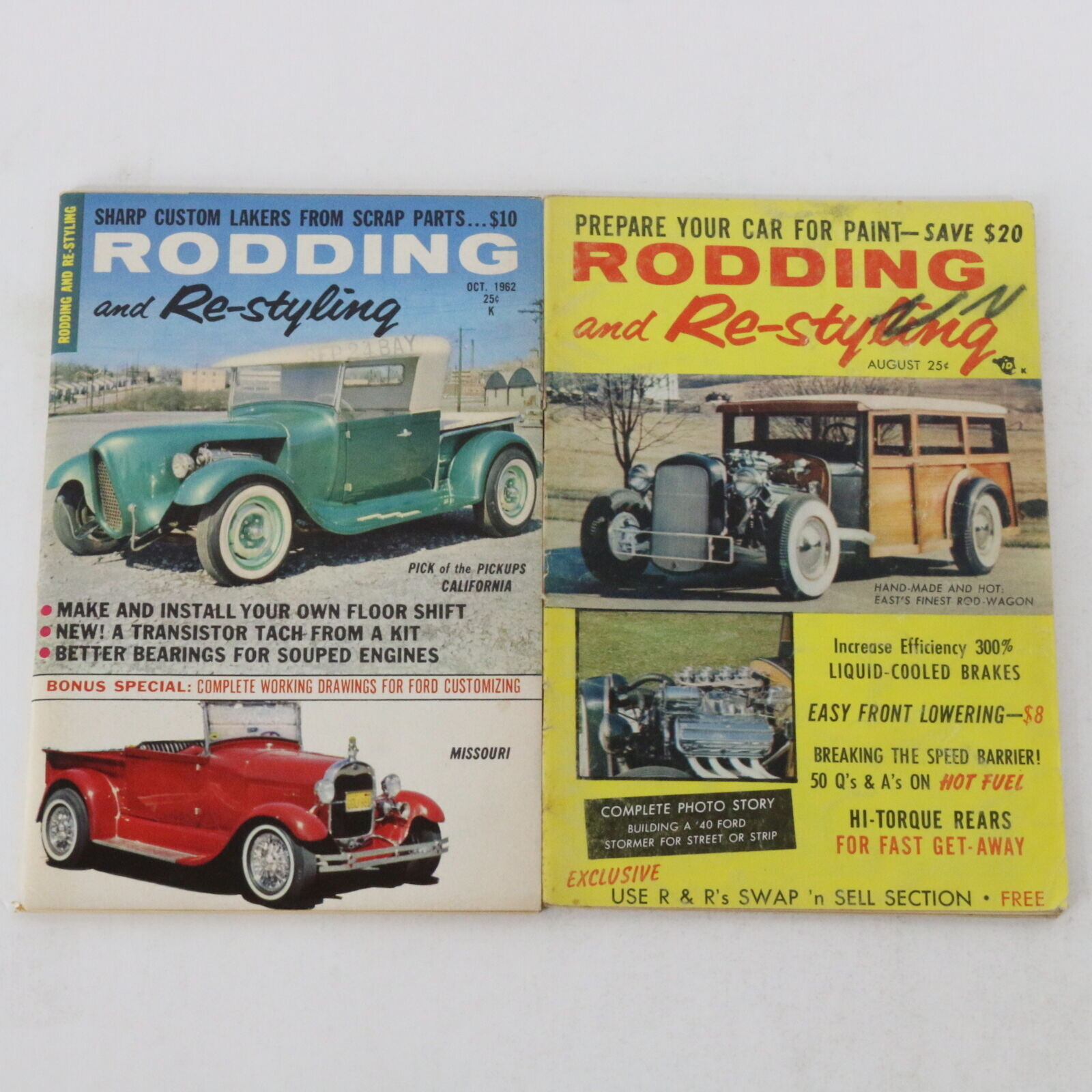 Lot Of 2 Rodding & Restyling Vintage Car Manuals Aug 1957 Oct 1962 | eBay