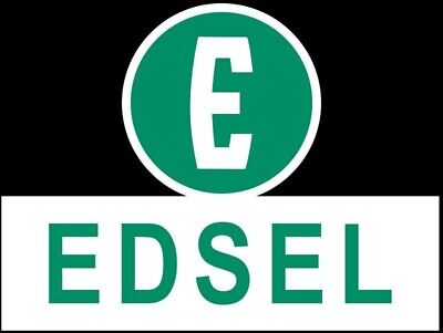 Edsel Automobiles by Ford Motor Co. NEW Sign: 40" Wide Diecut Style USA ...