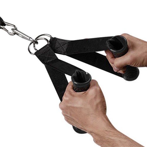 Resistance Band Handles Machine Attachments Grip Attachments for Pulley ...