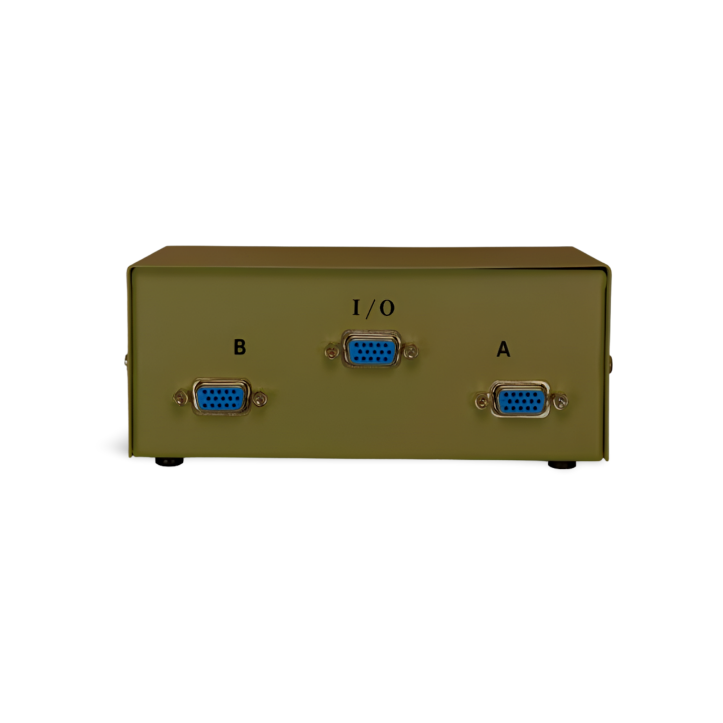 VGA HD15 AB Switch Rotary Dial 2 Port SVGA Monitor Switch Box - Beige ...