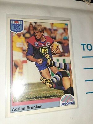 Adrian Bunker 1992 Regina card | eBay Australia