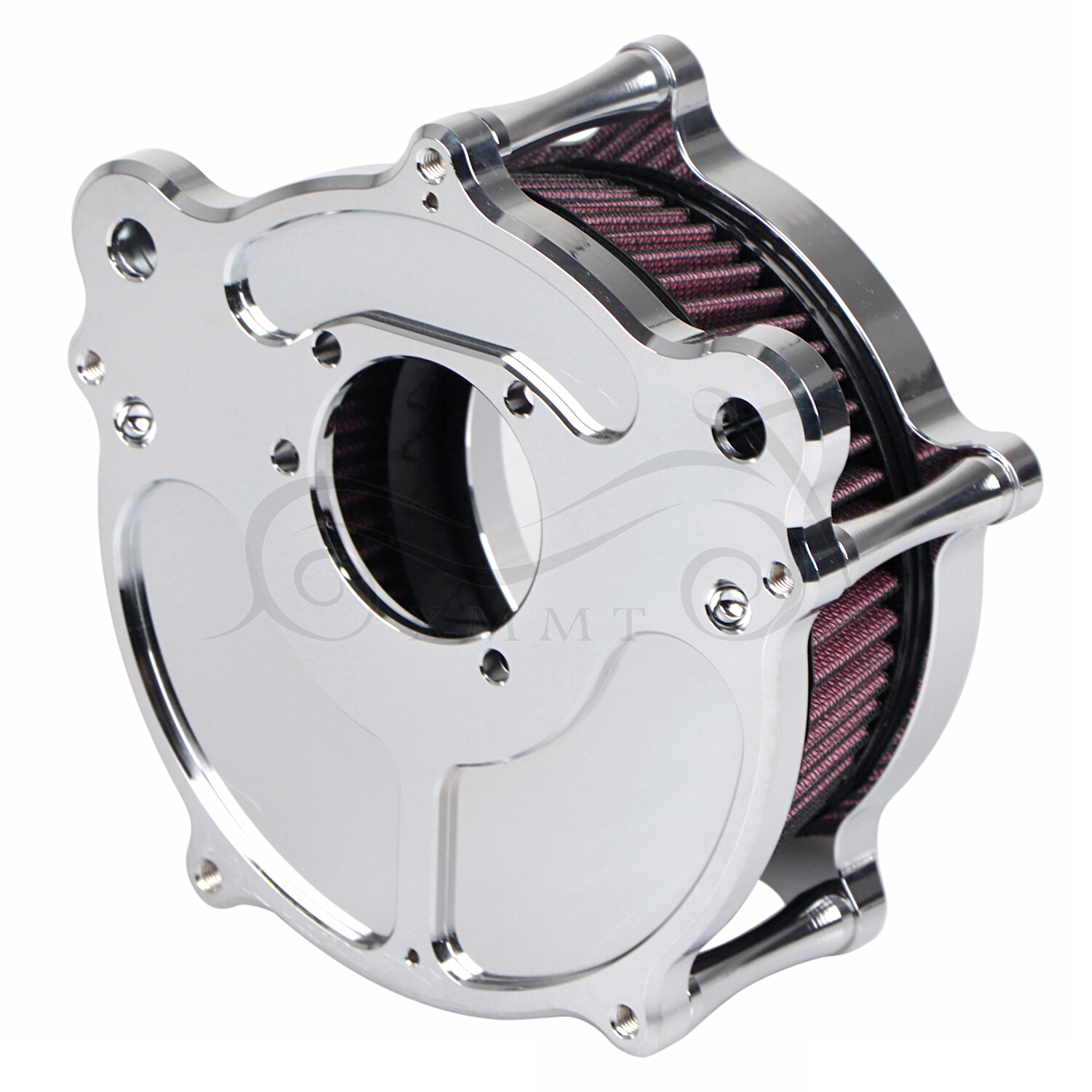 Clear Chrome Air Cleaner Intake Air Filter For Harley Fatboy 00-13 ...