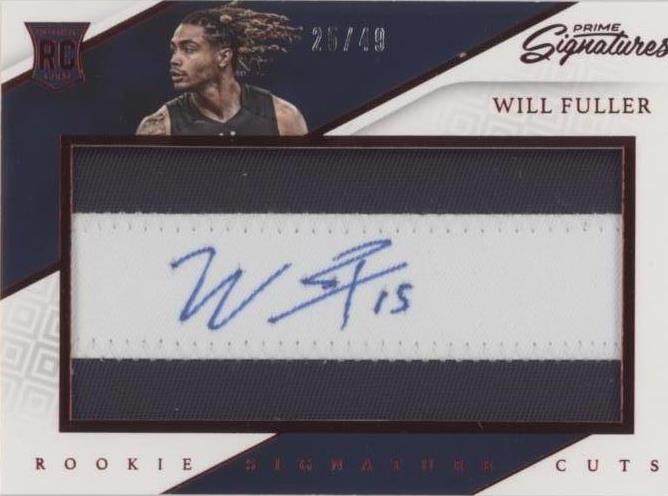 2016 Panini Prime Signatures - Rookie Signature Cuts Will Fuller V #281 ...