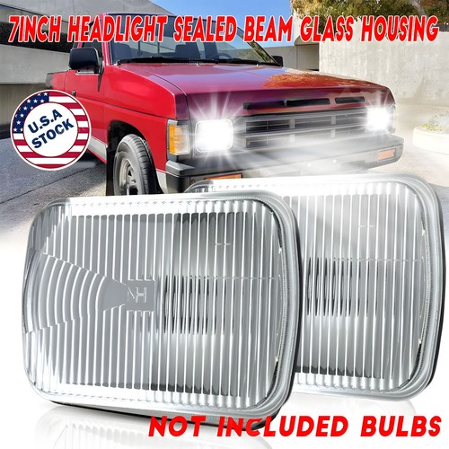 7X6 Glass Lens Headlight Glass Conversion 5x7 Kit to H4/9003 Bulb Type ...
