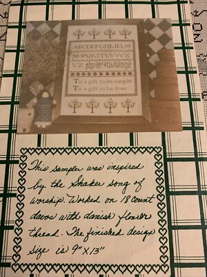 Homespun And Heartstrings Countes Thread Sampler Pattern.Tis A Gift To ...