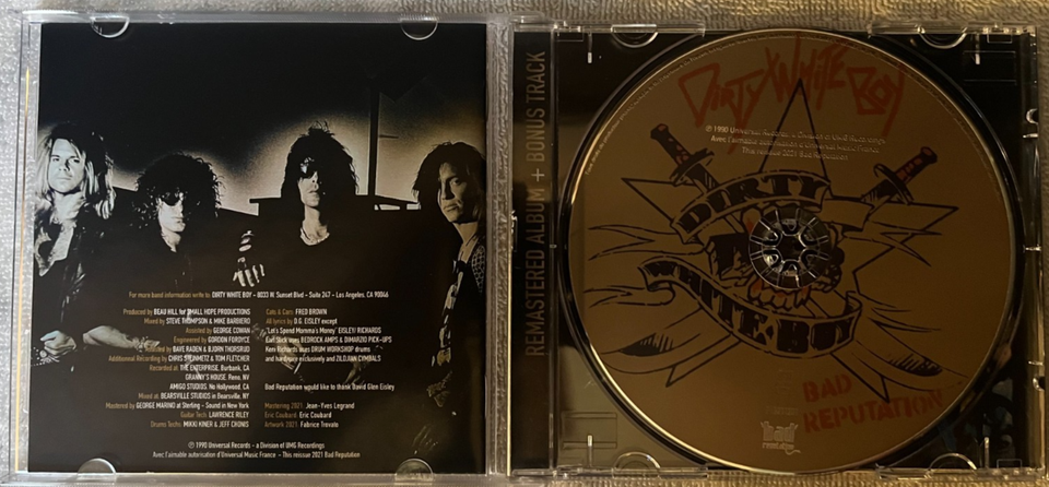 Dirty White Boy - Bad Reputation - CD Reissue Bonus Tracks David Glenn ...