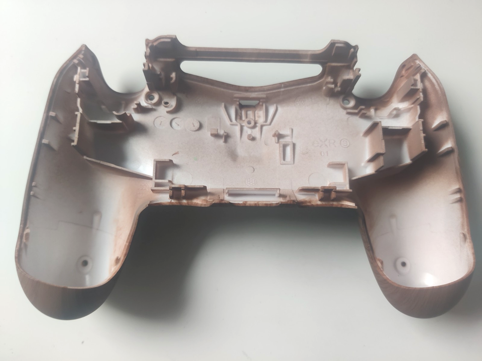 PS4 Controller Wooden Style Back Shell Housing Cover Replacement NEW ...