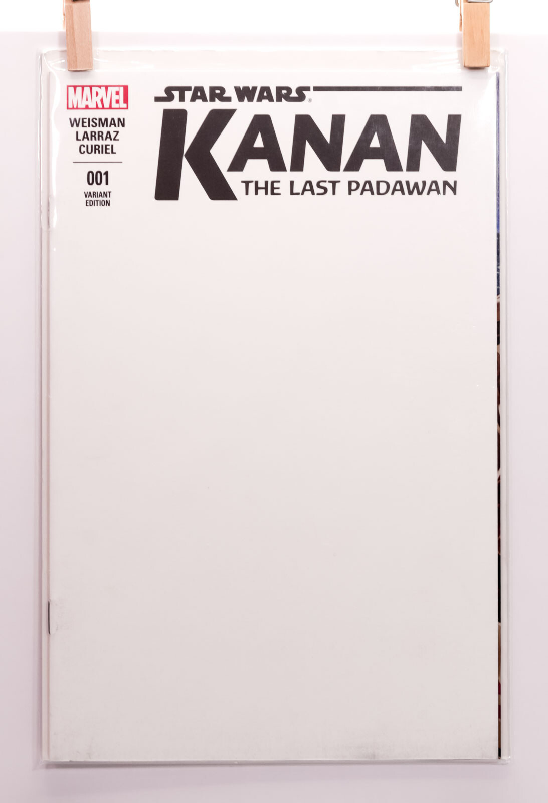 Star Wars Marvel 001 Variant Edition Kanan The Last Padawan Weisman ...