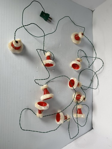 Santa Hat String Lights Vintage MCM Rare Made In Italy Italian ...