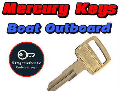 Mercury Outboard Marine Boat Keys Replacement key Cut to Your Code 741 ...