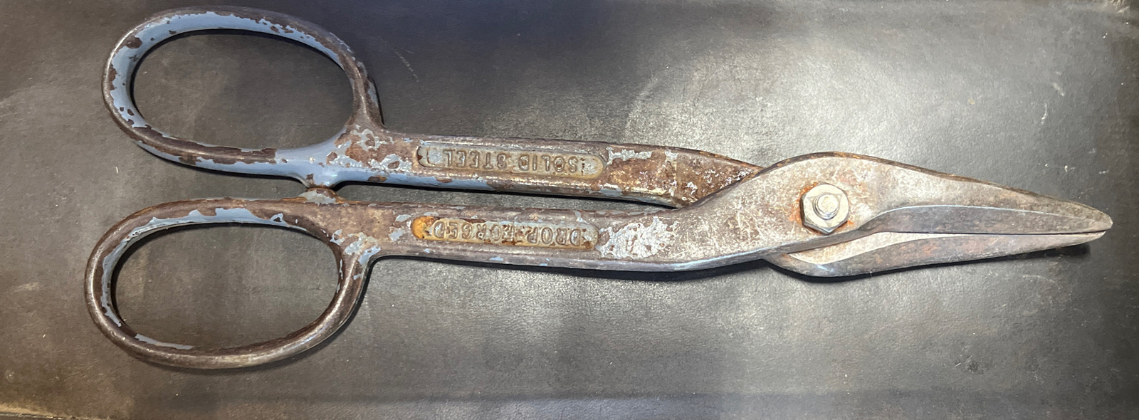Vintage WISS V-10 Forged Solid Steel Tin Snips Metal Shears Snippers ...