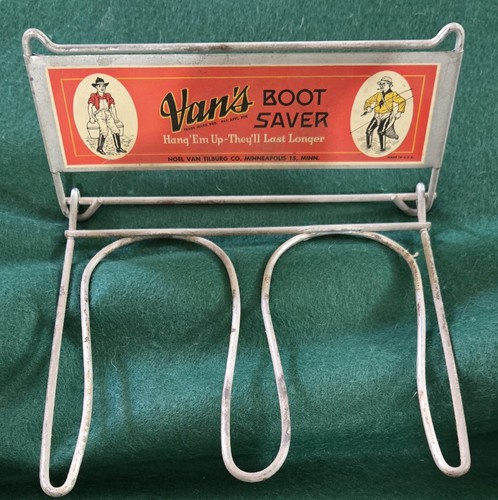 Vintage Van's Boot Saver Advertisement Folding Boot Holder-rack | eBay