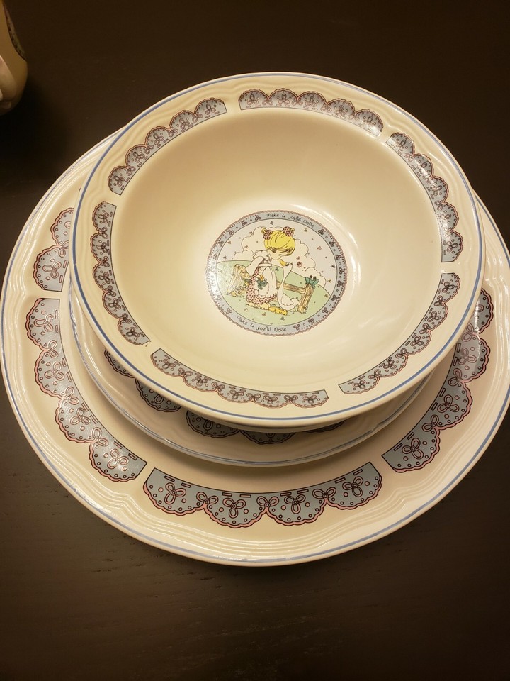 Precious Moments 5 Pc Dinnerware Set | eBay
