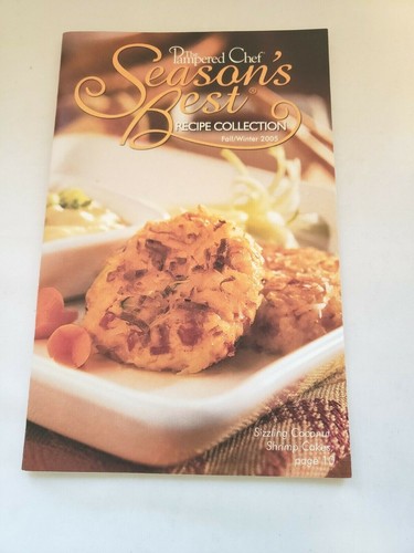Pampered Chef Season's Best Recipe Cookbook Fall Winter 2005 NEW 2776 ...