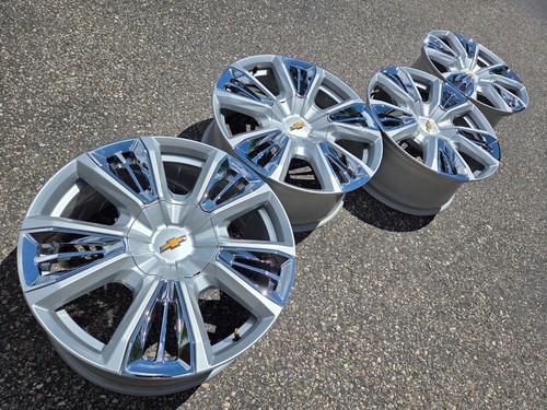 22" CHEVROLET TAHOE SILVERADO RST 1500 6X5.5 OEM FACTORY STOCK WHEELS ...