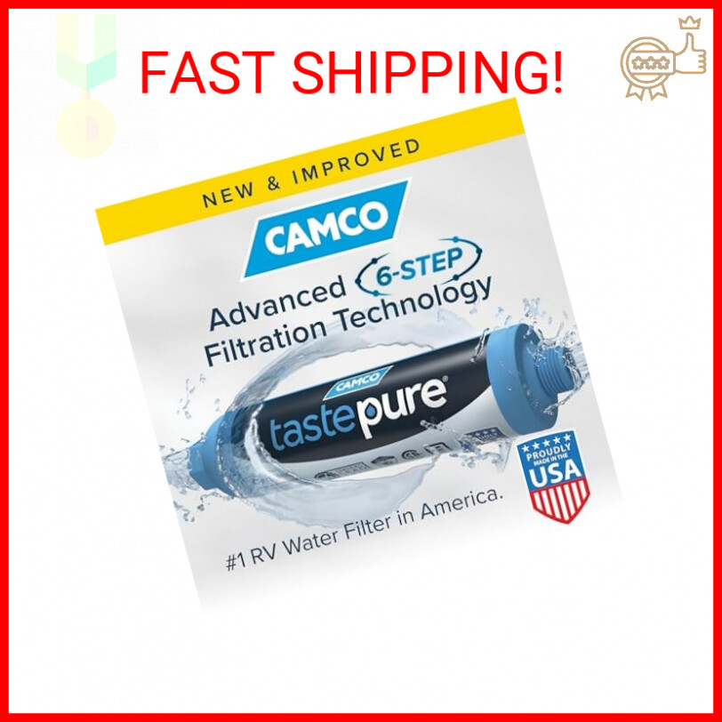 Camco TastePURE RV Water Filter - New & Advanced RV Inline Water Filter with Fle | eBay