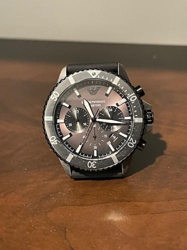 Emporio Armani AR11515 Watch - Black Chronograph with Date | eBay