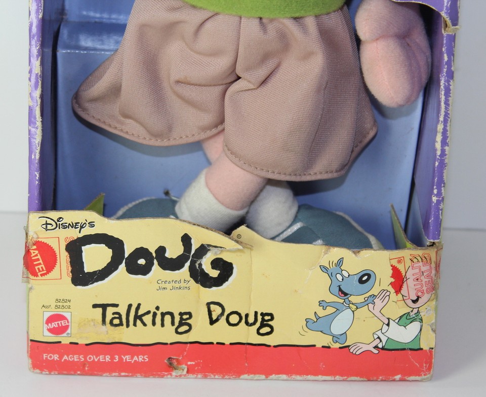 Disney’s Talking Doug Mattel 13” Plush 90s Nick Nickelodeon DOESN'T ...
