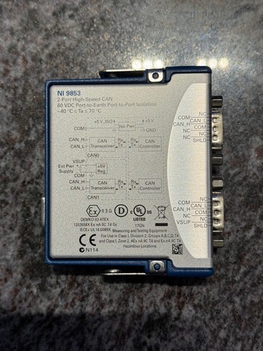 National Instruments NI 9853 cRIO 2-Port High-Speed CAN Interface ...