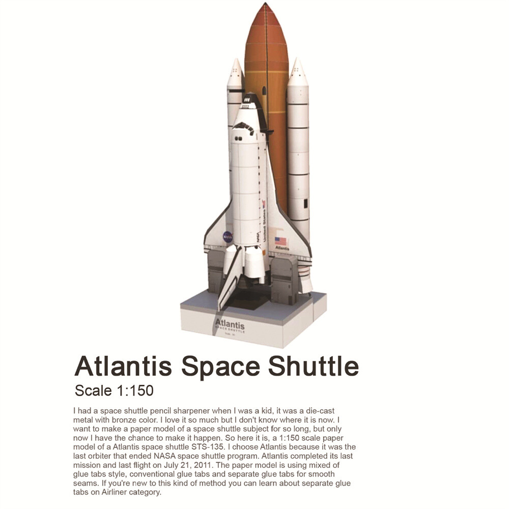 Space Shuttle Paper Cutouts Pinterest Paper Space Rocket Craft