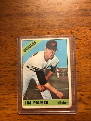 1966 Topps #126 Jim Palmer Baltimore Orioles Rookie Baseball Card RC ...