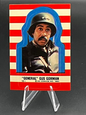 1983 Topps DC Comics Superman Sticker General Gus Gorman #10 NM Richard ...