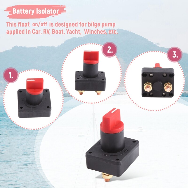 Battery Switch Disconnect Switch Rotary Isolator Cut OFF Switch for ...
