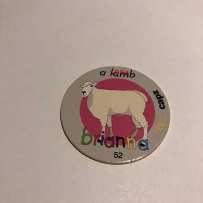 Vntg 1994 Spaz Capz POG A Lamb Brianna HTF RARE #52 Game Toy Sheep ...