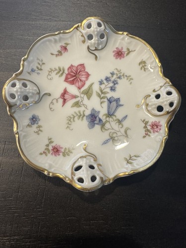 Vintage Rosenthal Moliere " Florida " 46 Trinket Nut Dish Floral 4 ...