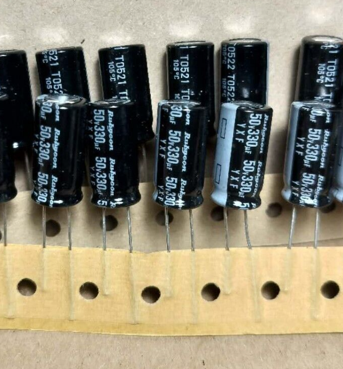 10x Rubycon 330uf 50v Radial Electrolytic Capacitors 50v330uF ...