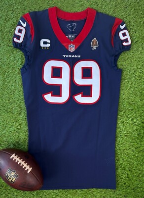 2020 Nike NFL Team Issued Home Game Jersey Houston Texans JJ Watt ...