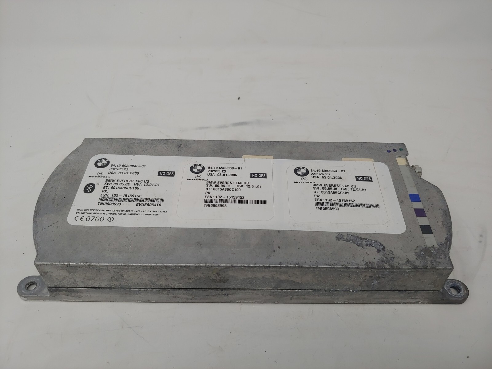 2006-10 BMW E60 M5 E63 E64 M6 & 5-6-Series Telematic Wireless Module ...