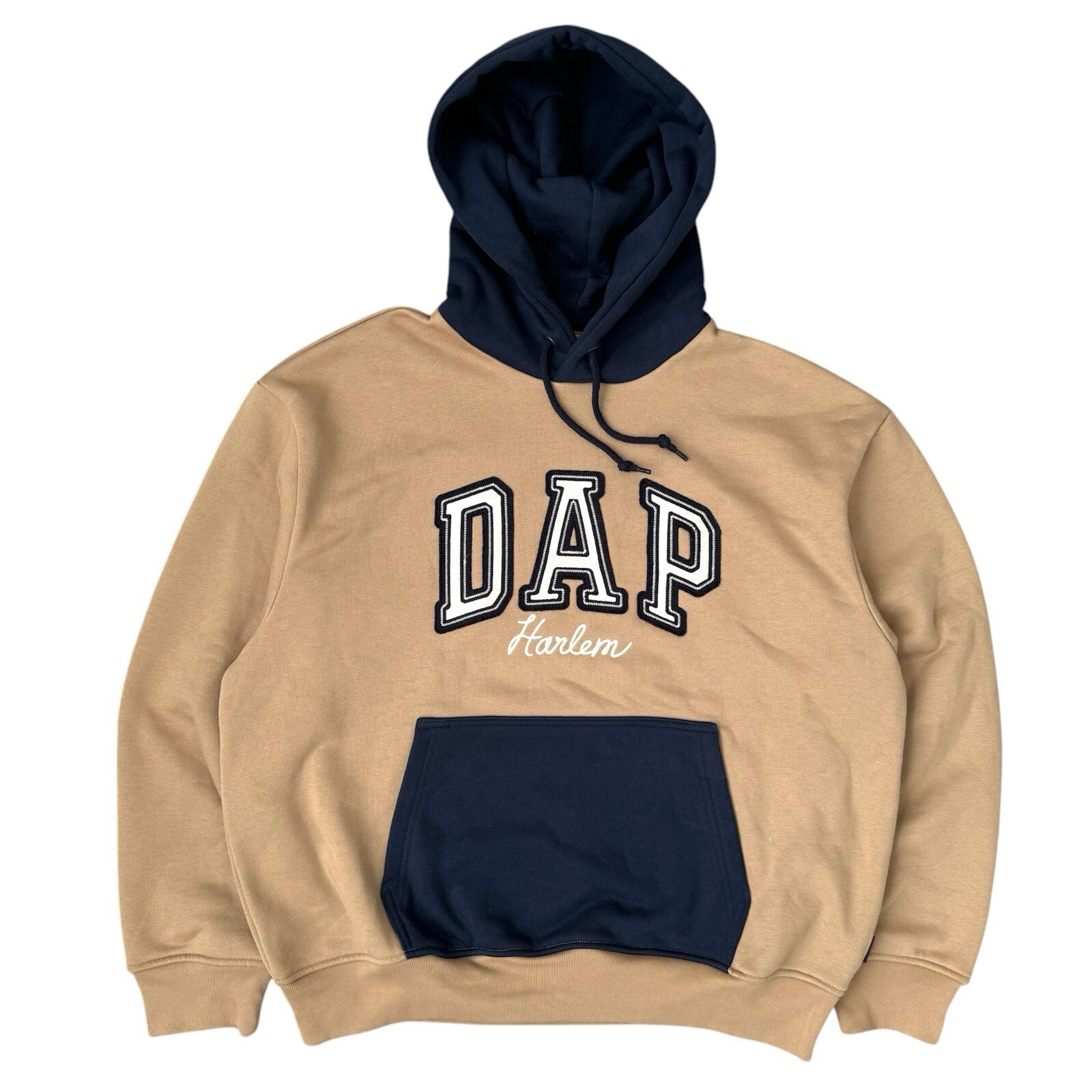 GAP x Dapper Dan Hoodie DAP Harlem Logo Limited Edition Brown Size M ...