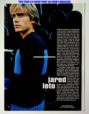 Jared Leto Vanity Shot 1997 Trade Print Magazine Ad Poster ADVERT | eBay