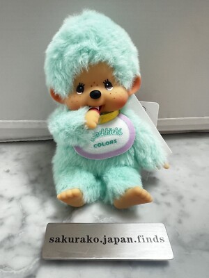 MONCHHICHI Colors Series MINT GREEN Plush Doll Keychain Charm New from Japan | eBay