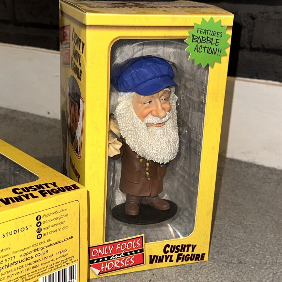 Only Fools & Horses Del Boy / Albert Cushty Vinyl Figure Bobble Head ...