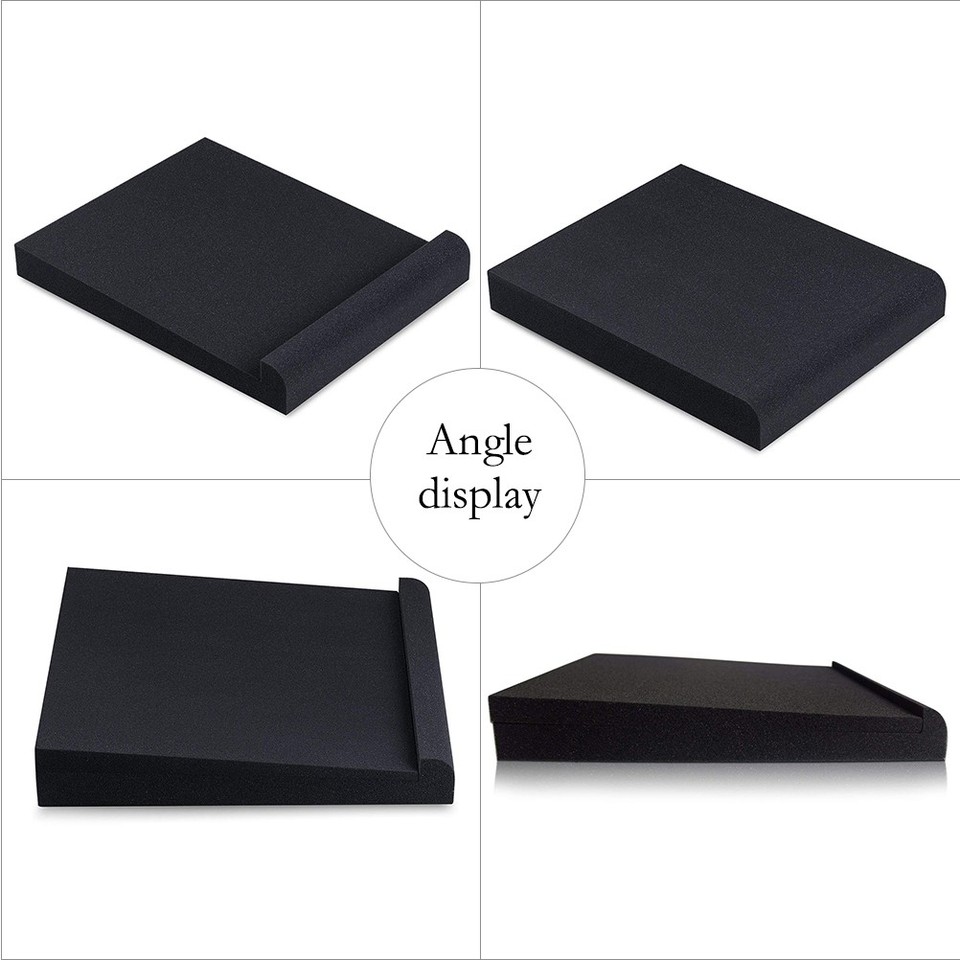 High Density Acoustic Foam Studio Monitor Pads 2 Pack for Sound ...