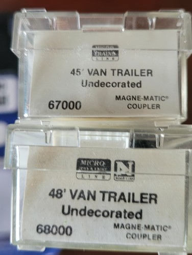 N-Scale Tractor Cab (Atlas) & Micro-Trains Vans Undecorated | eBay