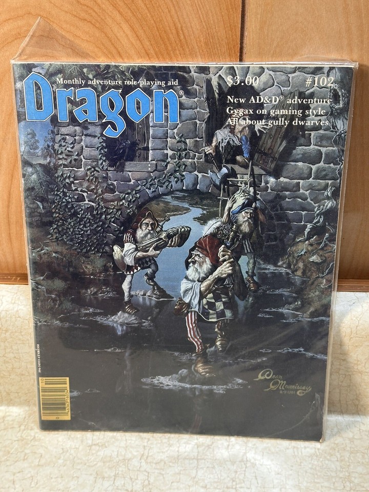 Dragon Magazine lot of 7 Issues #101-105,107,108 Dungeons & Dragons. Ex ...