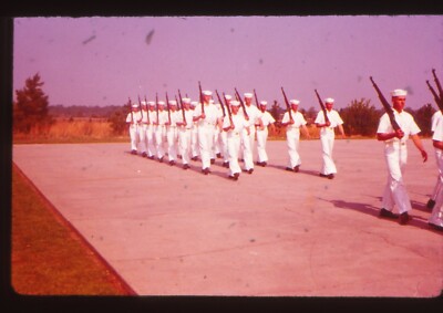 Vintage Photo Film Slide 1960's Navy Graduation Parade | eBay