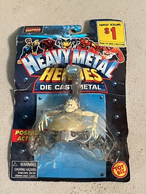 NWT Vintage 1998 Marvel Comics Heavy Metal Hero’s Die Cast Poseable ...