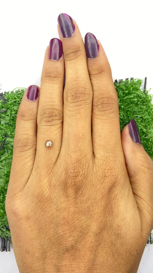 Fancy Natural Diamond 0.42tcw 4.5MM Multi Color Round Tambulicut To ...