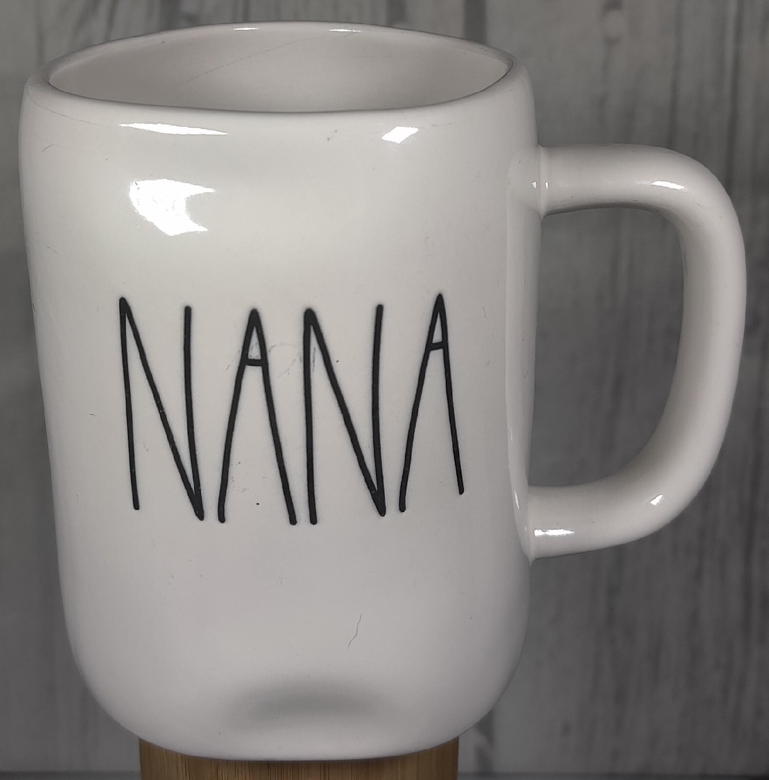 Rae Dunn “Nana” Mug Farmhouse Coffee Tea Cup White Magenta Artisan ...