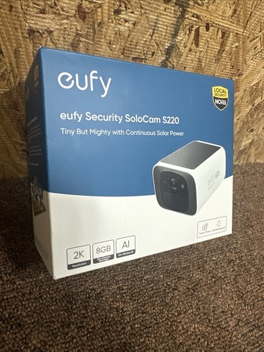 eufy Outdoor Security Solocam S220 Camera 2K Resolution Waterproof ...
