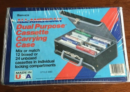 CASSETTE CARRYING CASE BRAND NEW BLUE | eBay