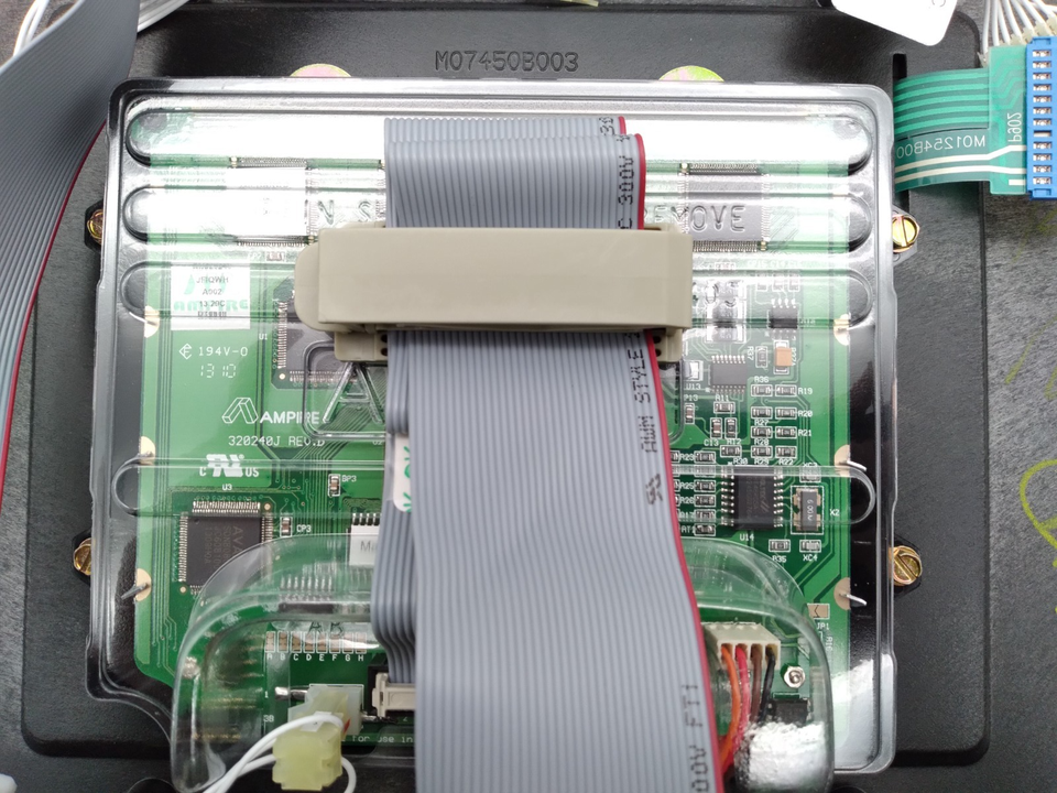 Gilbarco Encore 500S 700S Dial Bezel Insert EPP 5.7 Card Reader Display ...