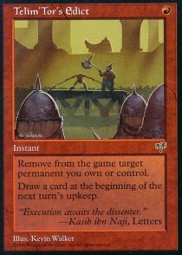 Telim'Tor's Edict - Mirage # MTG Magic The Gathering | eBay