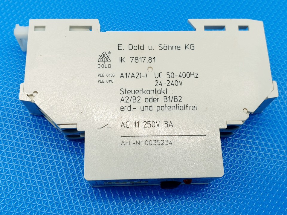 Dold IK7817.81 Multifunktionsrelais Zeitrelais 6 Funktionen 0,3-800sek Inkl MwSt | eBay