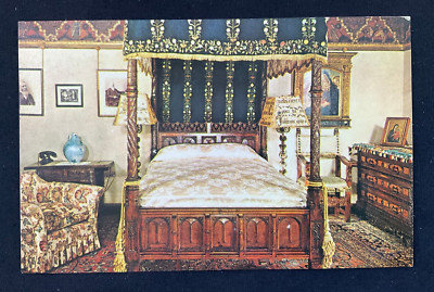 William Randolph Hearst's bedroom, San Simeon, CA (1970s) - Vintage ...