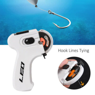 Electric Fishing Hook Tyer Automatic Line Fast Tying Tool Hand Machine ...